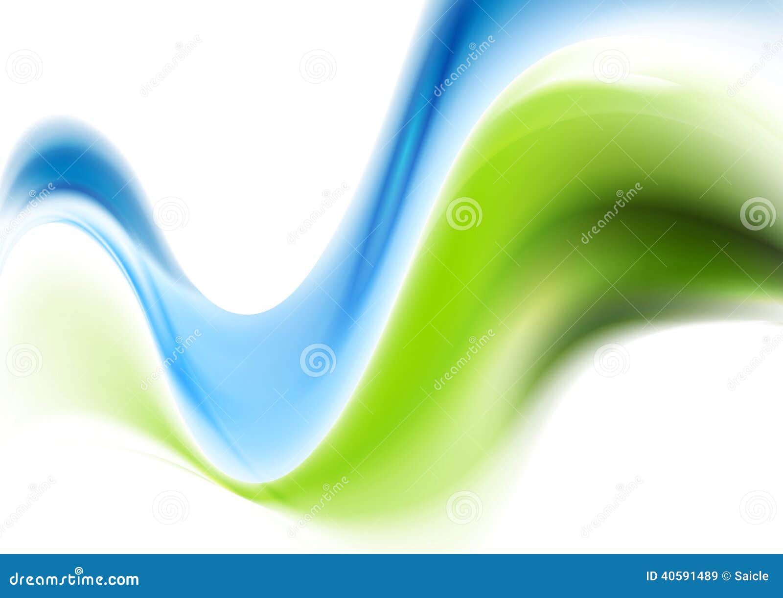 Abstract Wavy Smooth Design. Gradient Mesh Stock Vector - Illustration ...