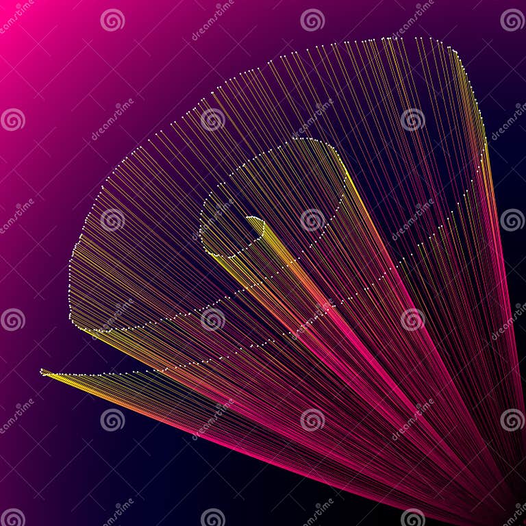 Abstract Wavy Structure - Vector Illustration Stock Vector ...