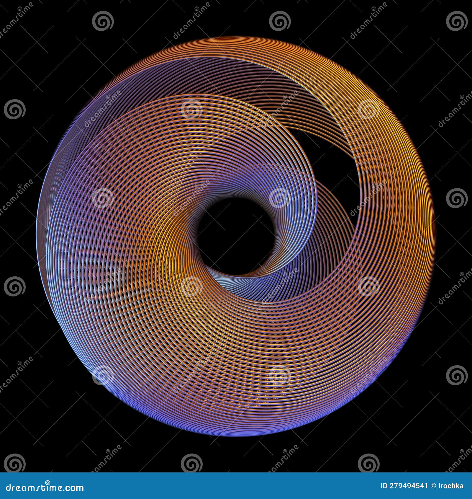 Abstract Wavy Surface Wire Shape Formed Wire Stock Illustration ...