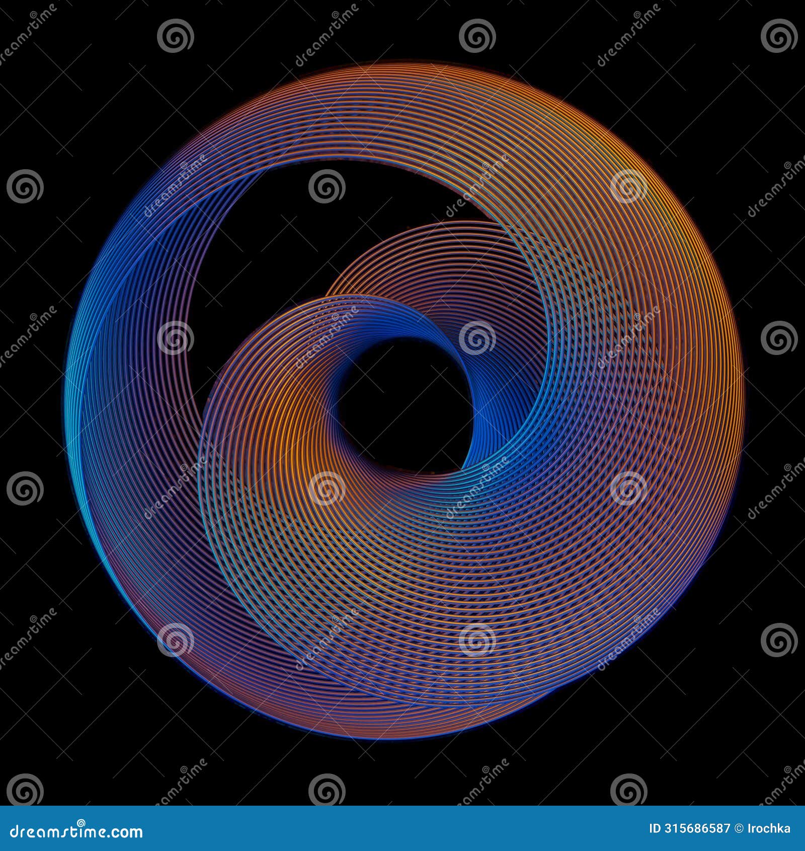 Abstract Wavy Surface Wire Shape Formed Wire Stock Image - Illustration ...