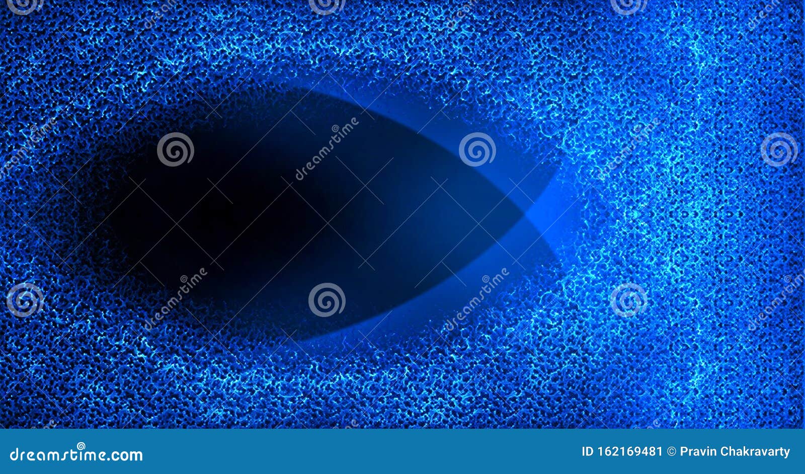 Blue Black Abstract Wavy Textured Background. Grunge Distorted Decay ...