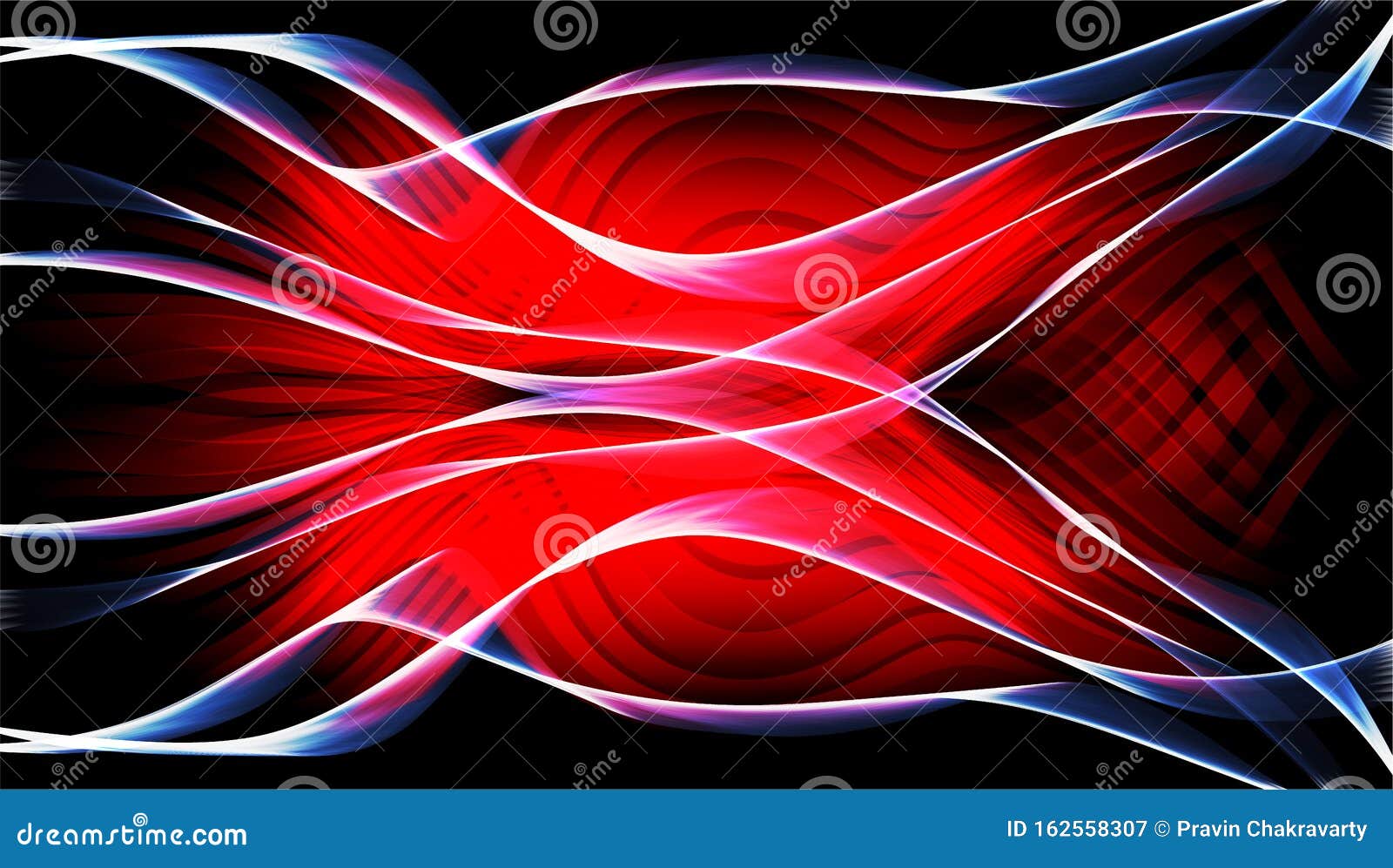 Red and Black Abstract Wavy Textured Background. Grunge Distorted Decay ...