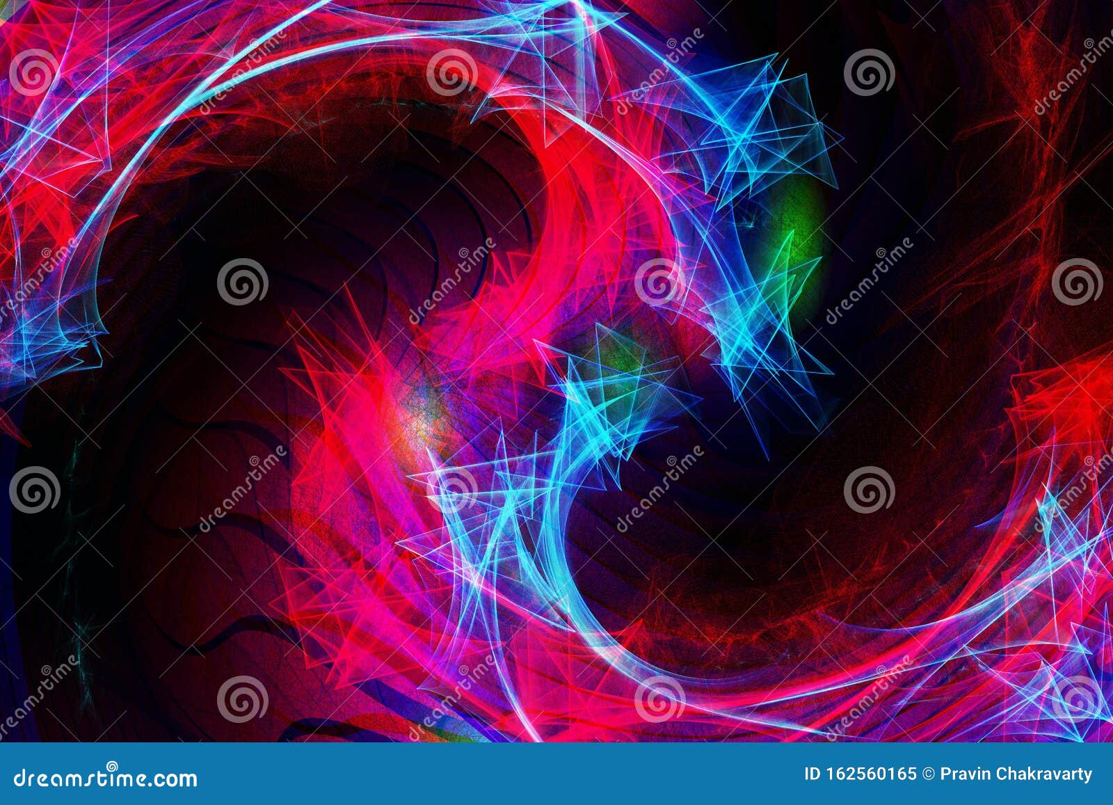 Red Blue and Black Abstract Wavy Shaded Textured Background. Grunge ...