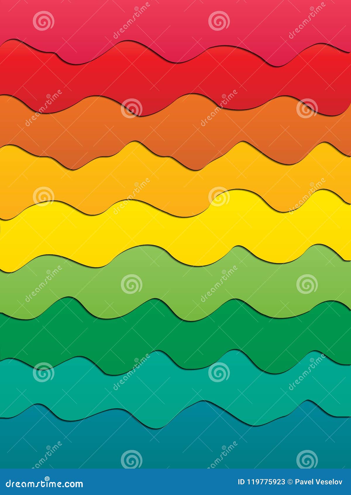 Abstract Wavy Vector Background for Design Stock Vector - Illustration ...