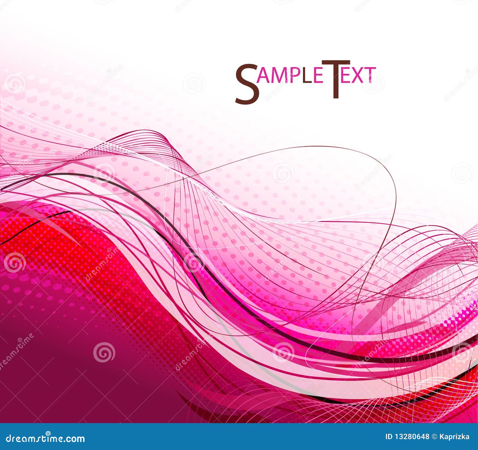 Abstract Wavy Vector Design Stock Illustration - Illustration of ...