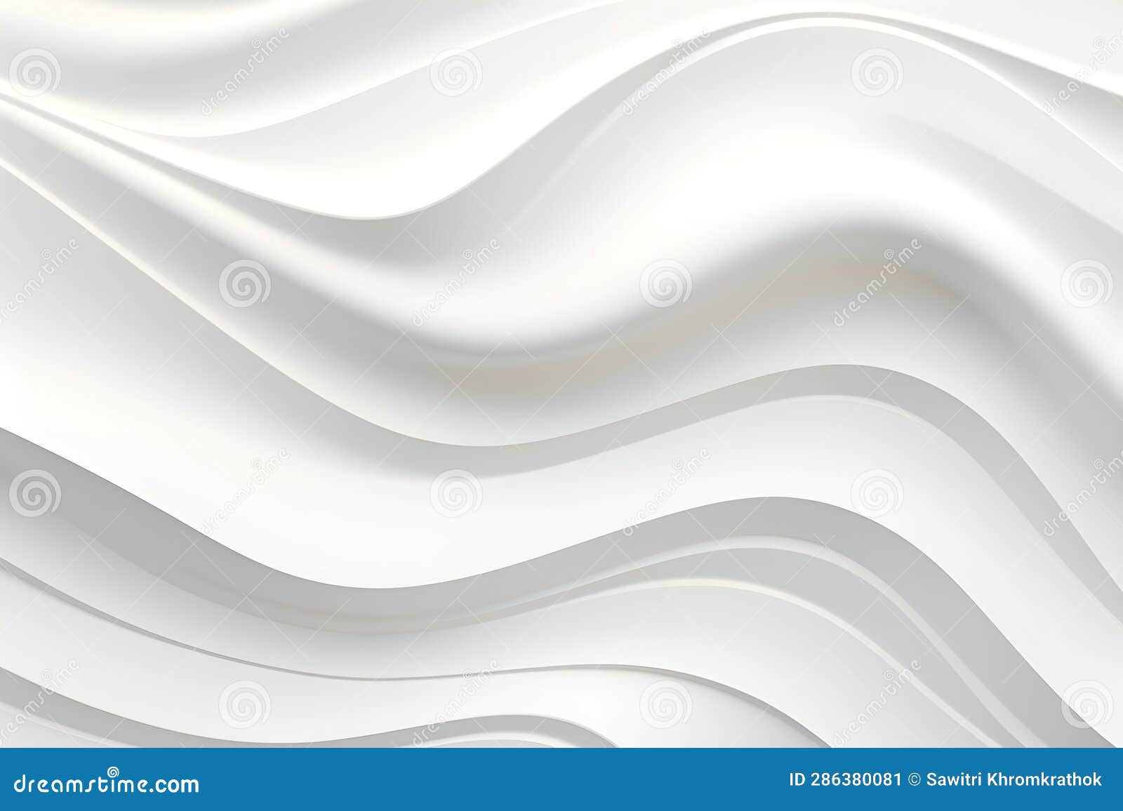 Abstract Wavy White Background Wave Pattern Design Stock Illustration ...