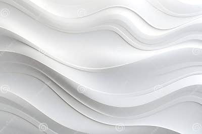Abstract Wavy White Background Wave Pattern Design Stock Image - Image ...