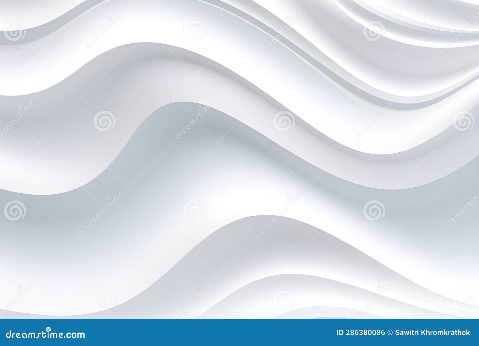 Abstract Wavy White Background Wave Pattern Design Stock Illustration ...