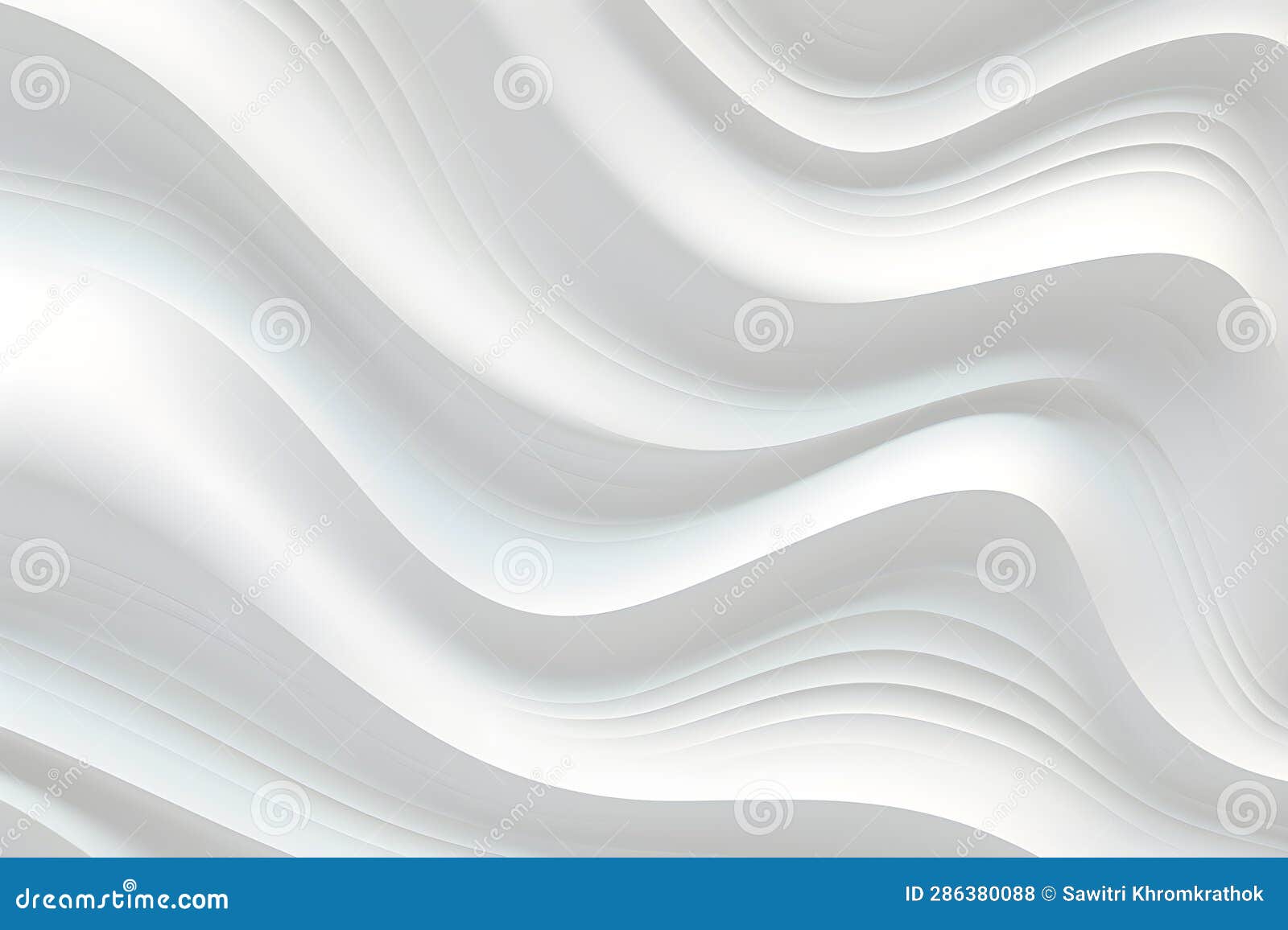 Abstract Wavy White Background Wave Pattern Design Stock Illustration ...