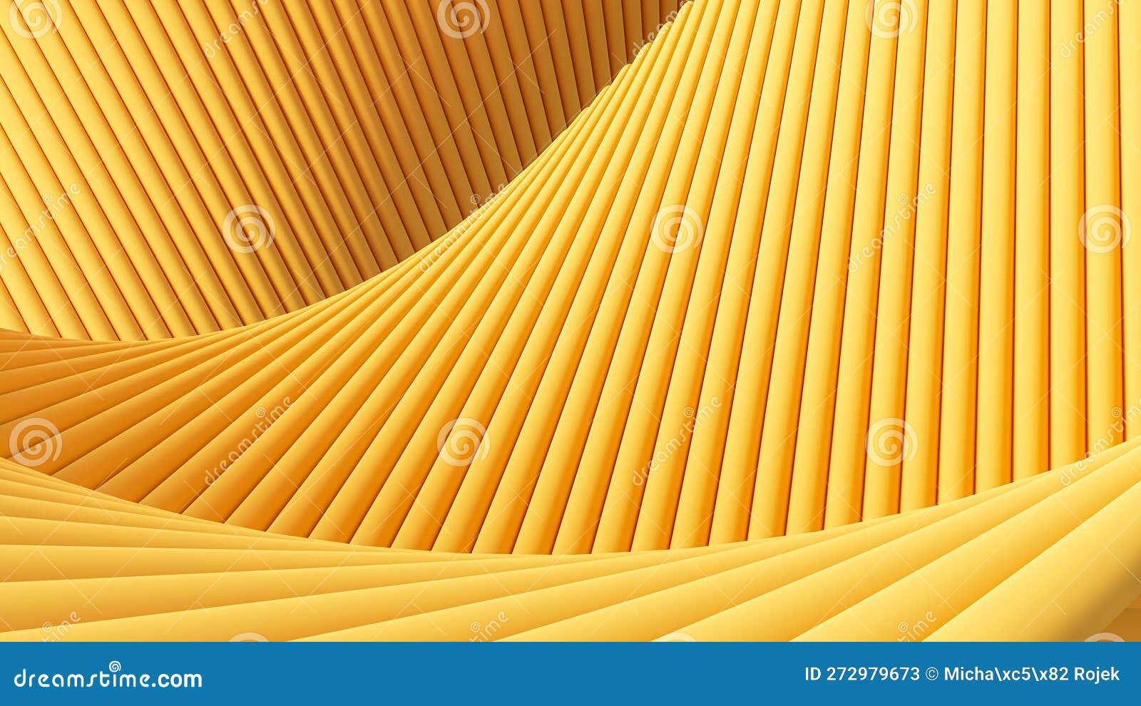 Abstract Wavy Yellow Circular Stripes Stock Illustration - Illustration ...