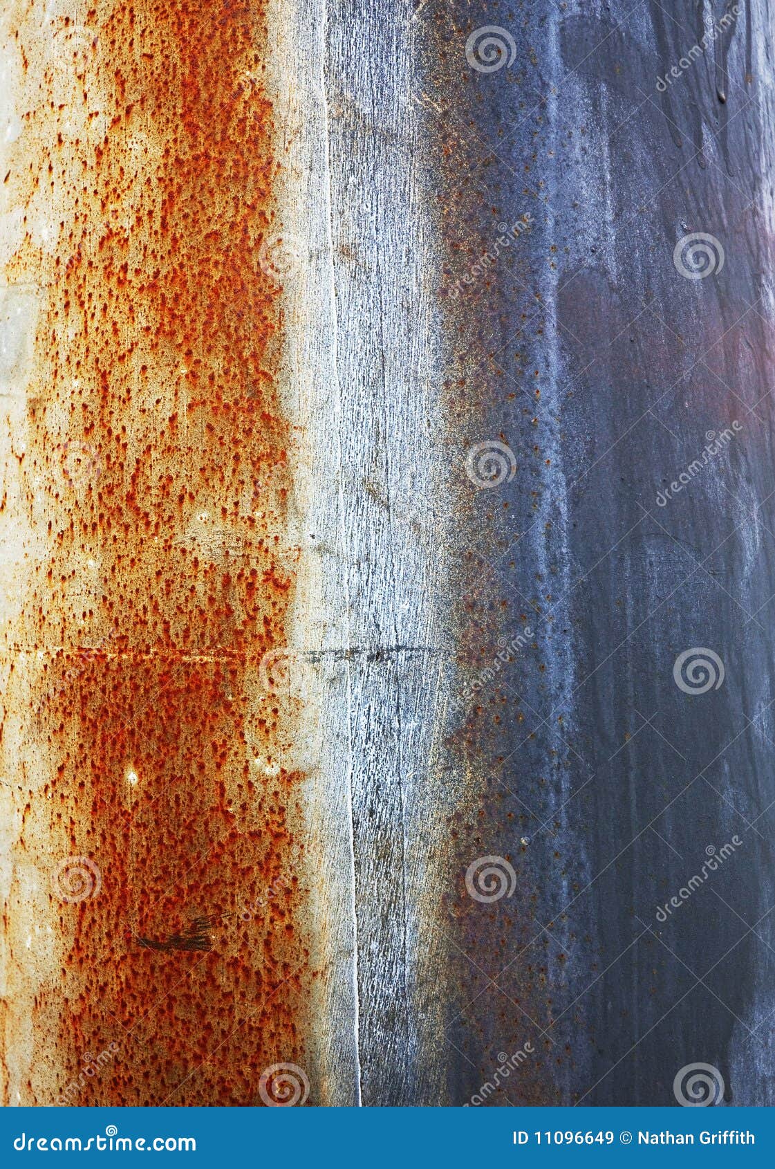 Abstract Wear Patterns on Metal Stock Image - Image of colorful, stark ...