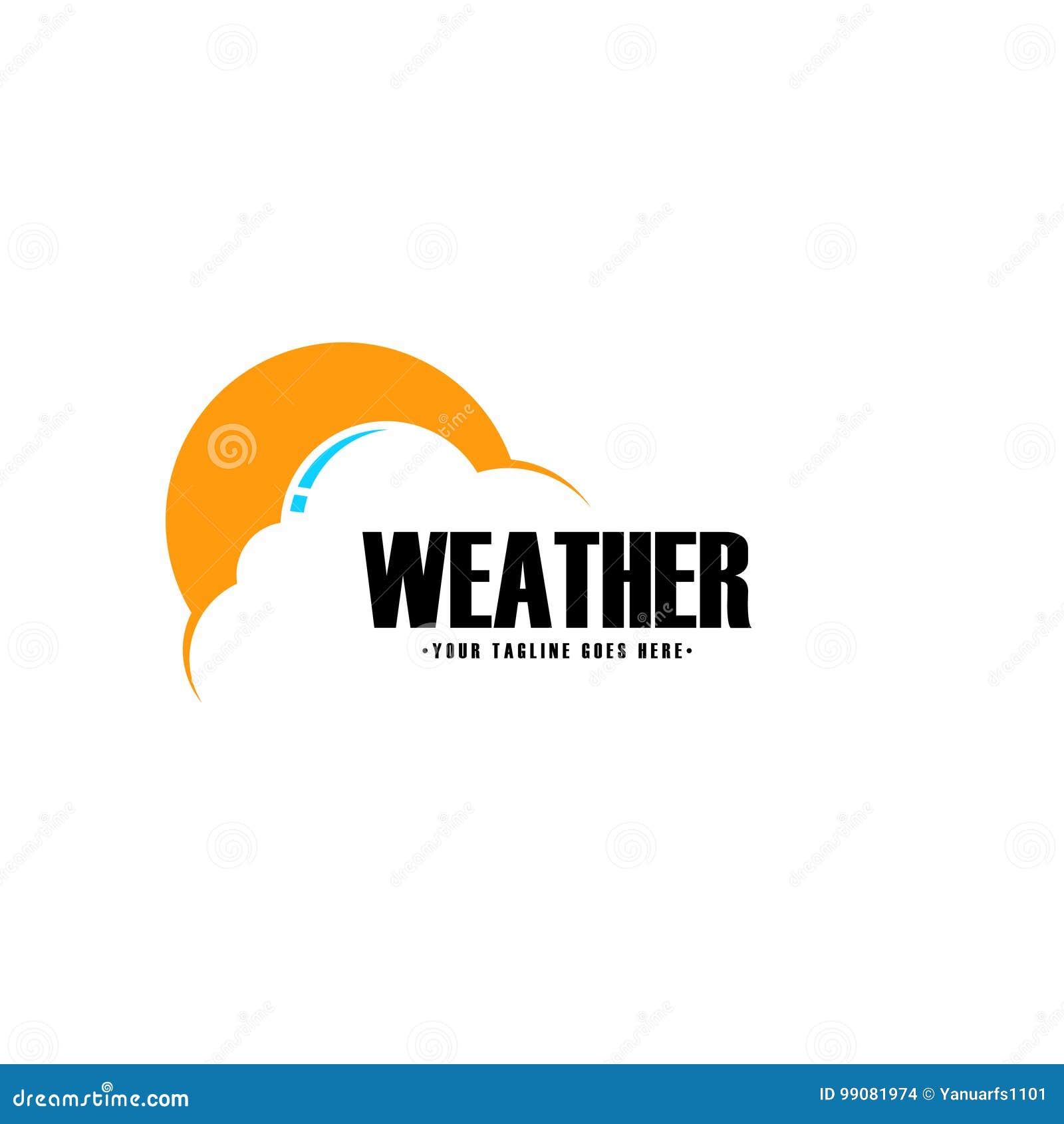 Weather Logo Vector stock vector. Illustration of icon - 99081974