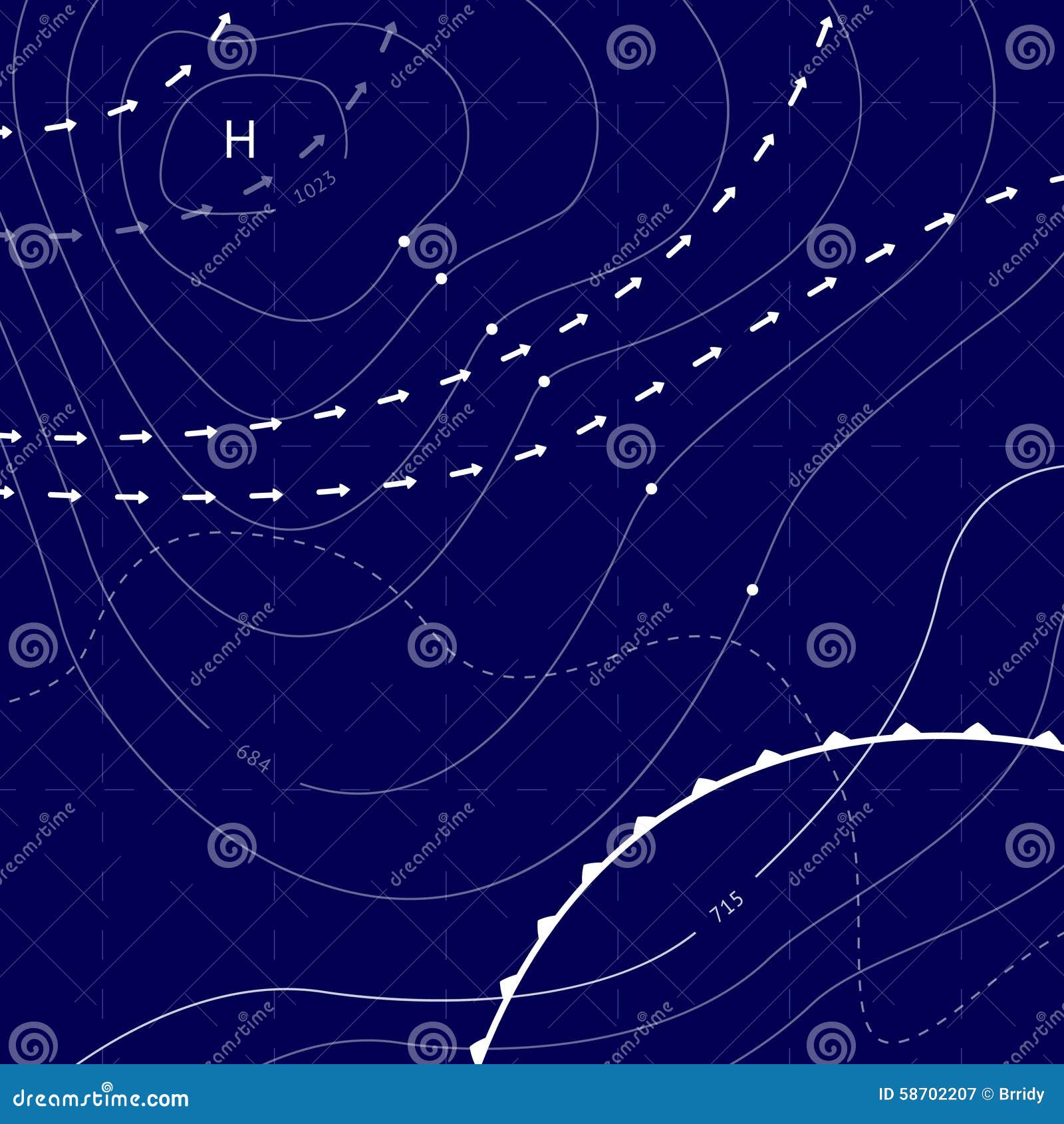 Abstract weather map stock vector. Illustration of flow - 58702207