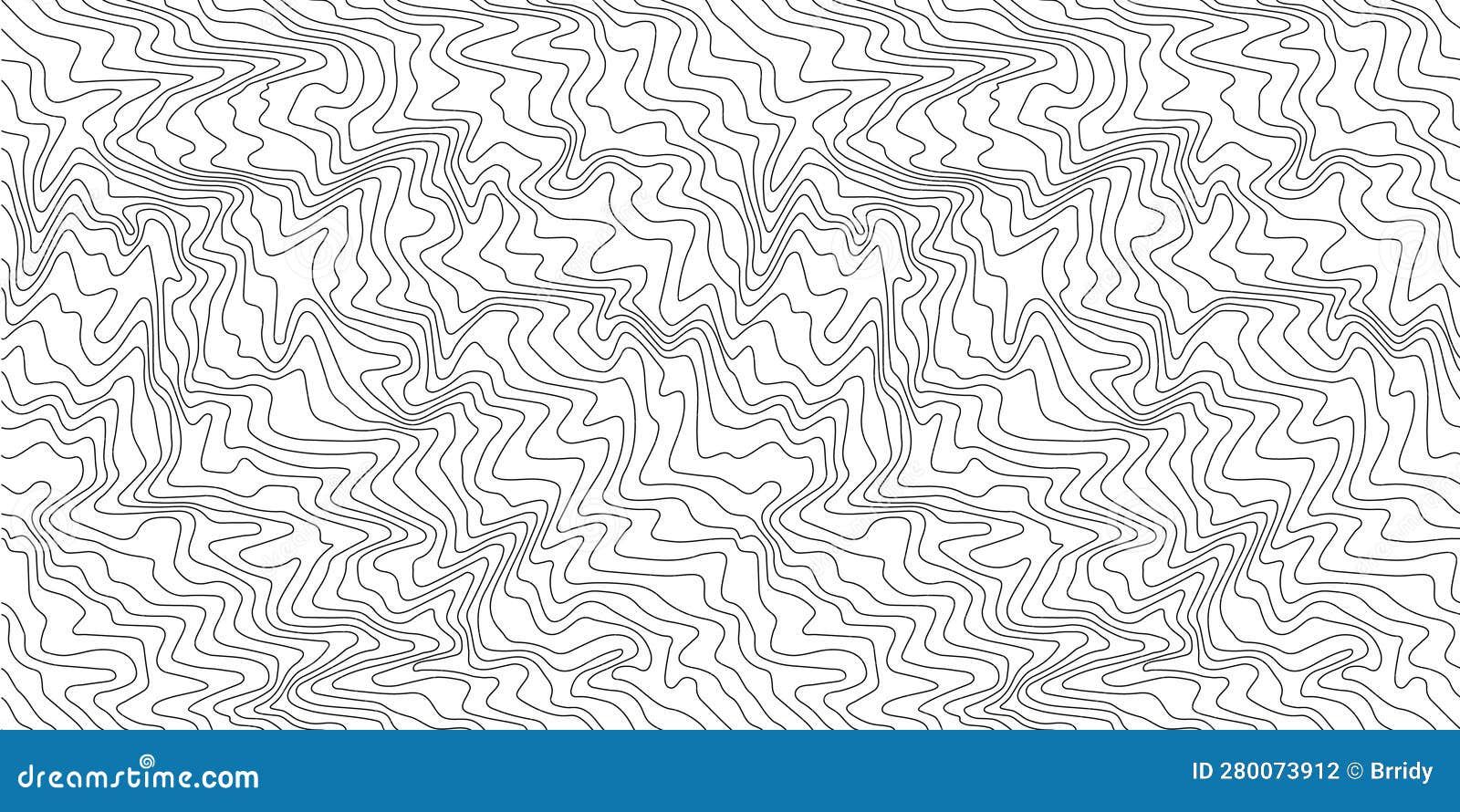 Abstract Weather Map Background. Vector Topographic Seamless Pattern ...