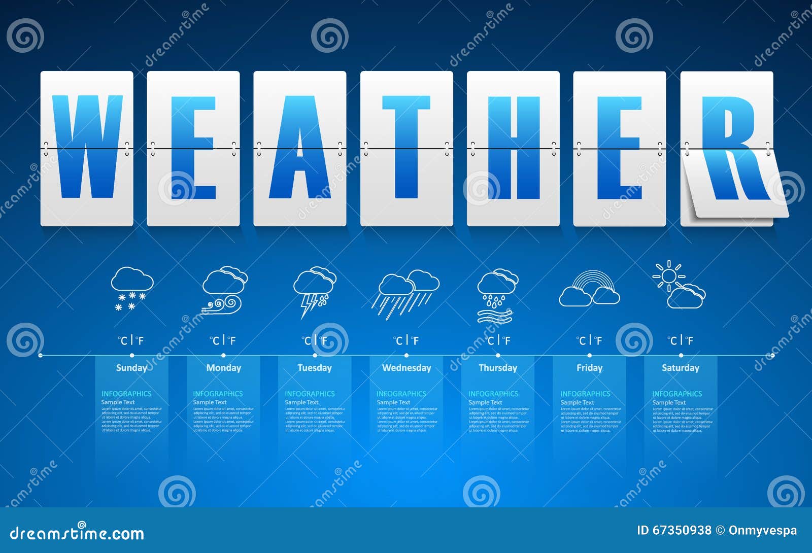 Abstract weather template. stock illustration. Illustration of nature ...