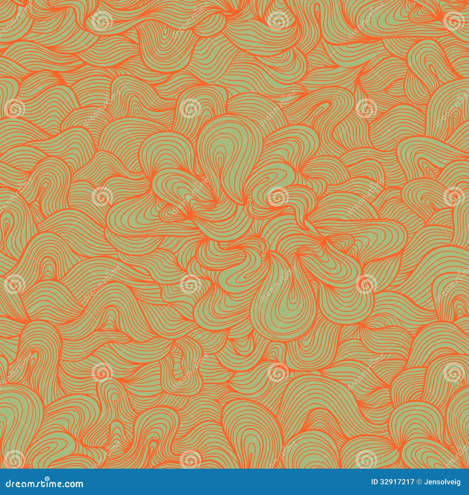 Abstract Weaving Seamless Pattern in Retro Colors Stock Illustration ...