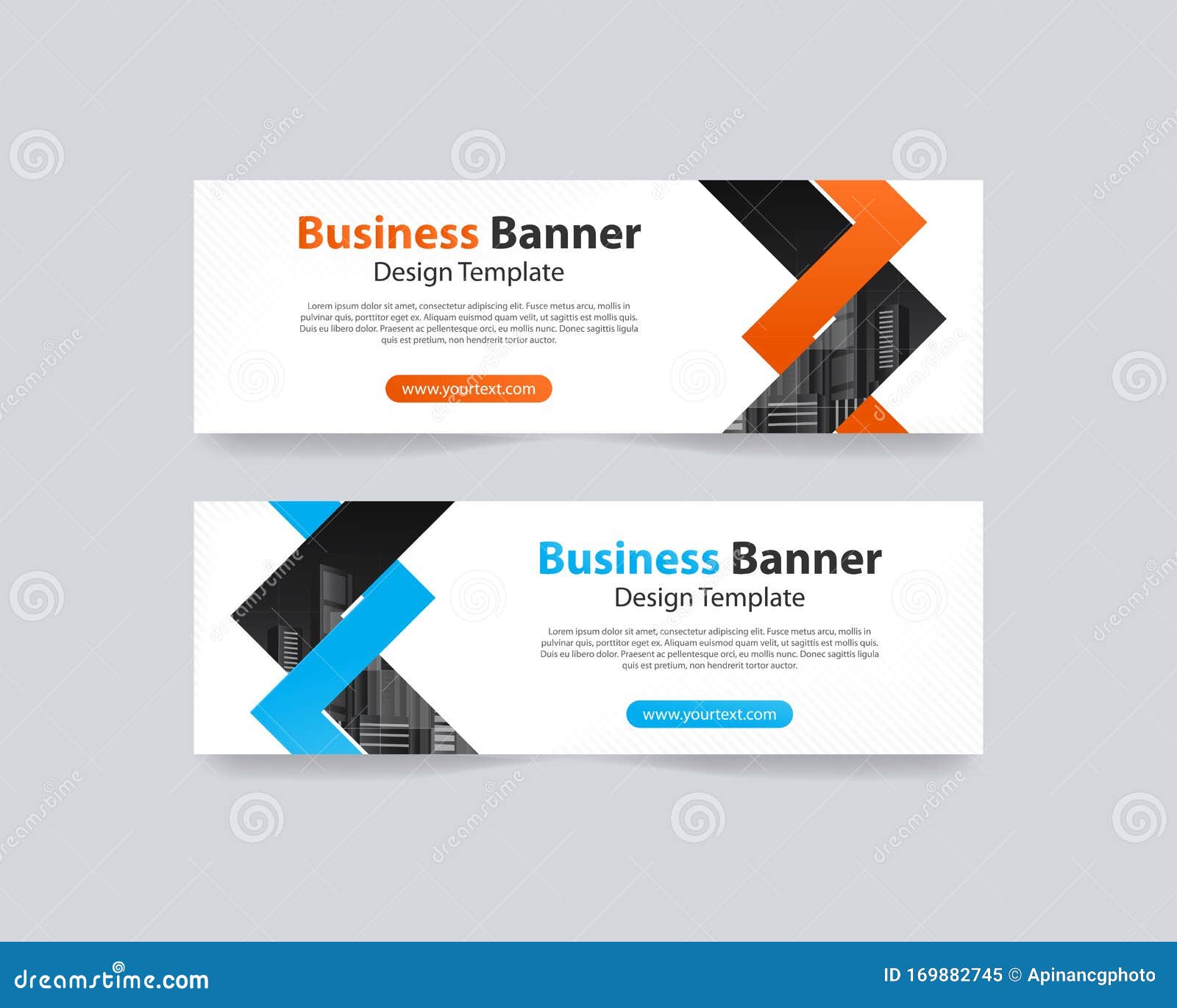 Abstract Web Banner Design Template Backgrounds Stock Vector ...
