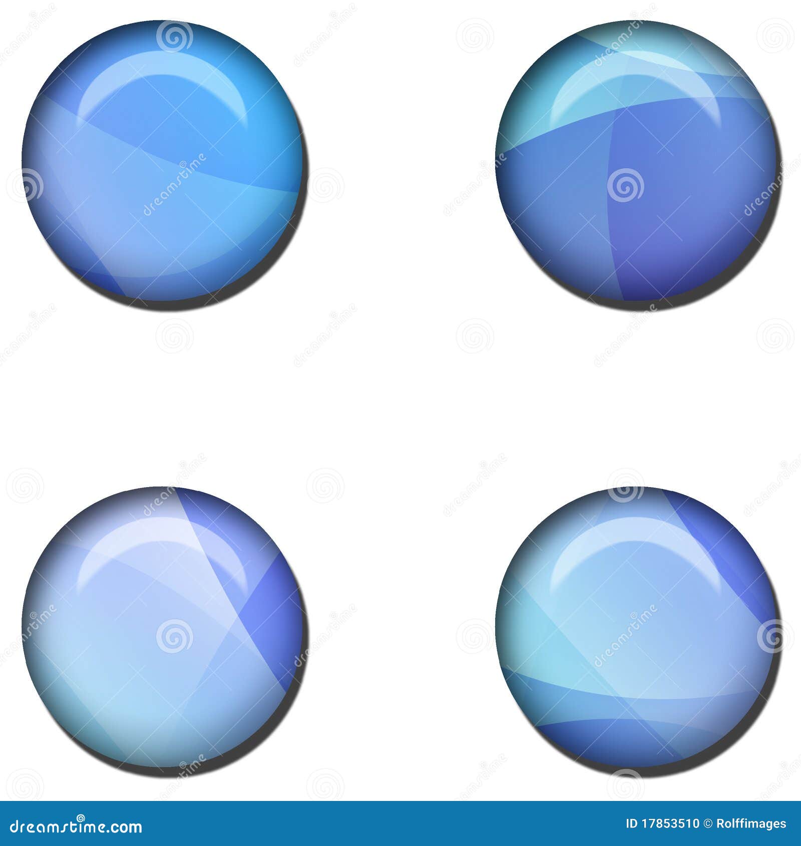 Abstract Web Button Set stock illustration. Illustration of shape ...