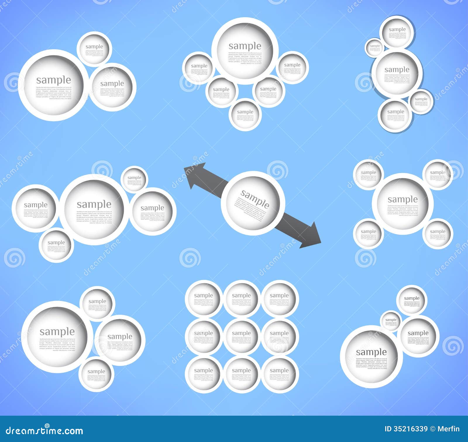 Abstract web design bubble stock vector. Illustration of page - 35216339