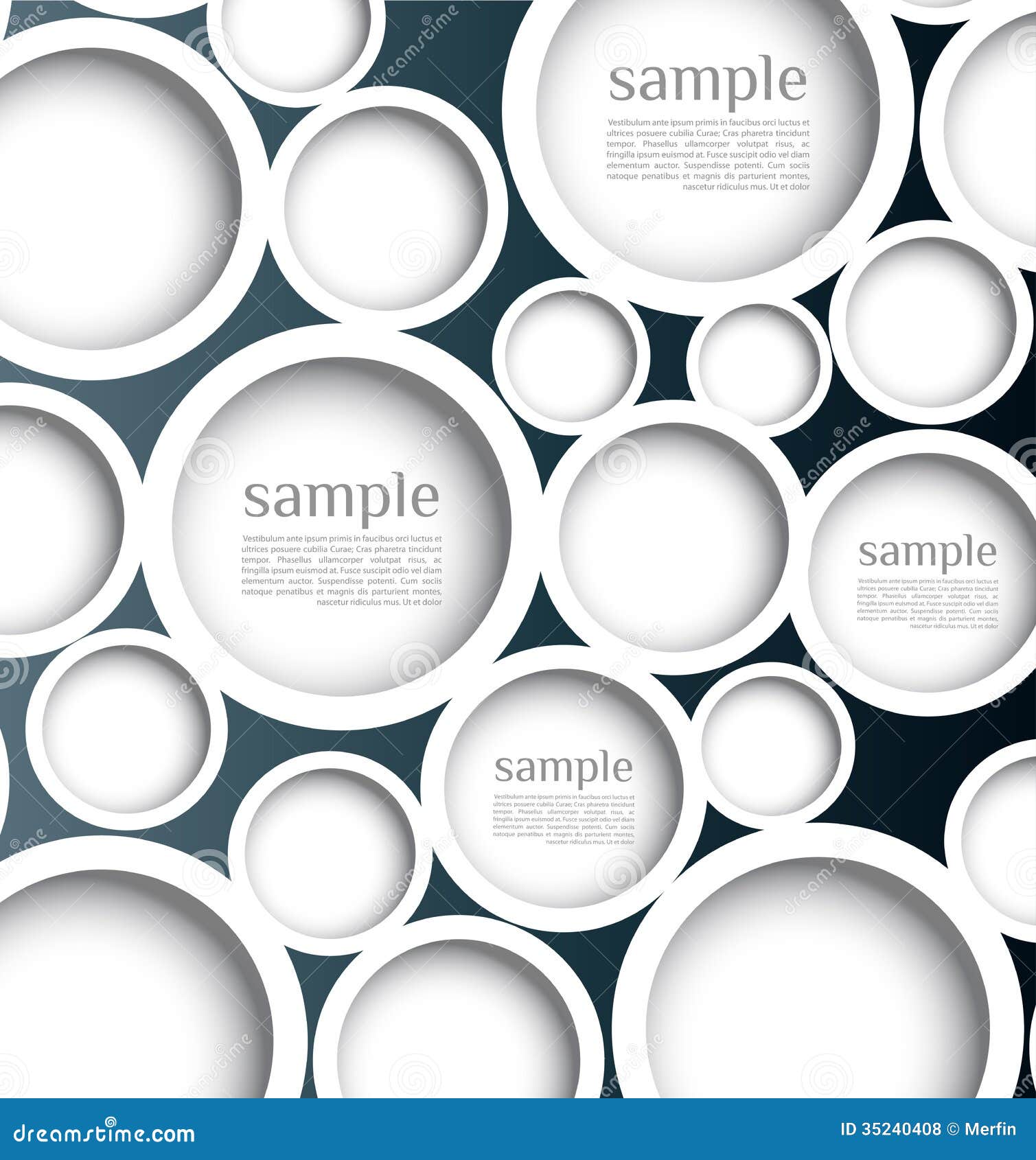 Abstract Web Design Bubble with Line Background. Stock Vector ...