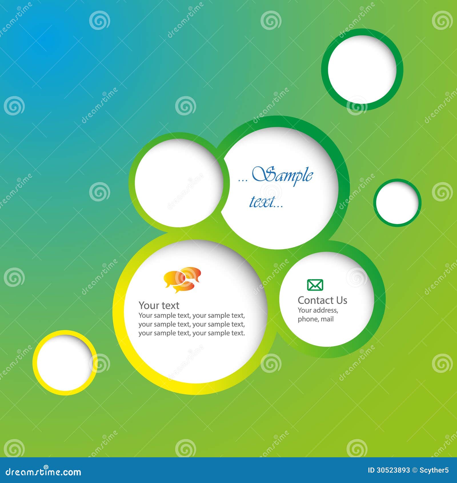 Abstract web design bubble stock vector. Illustration of bubble - 30523893