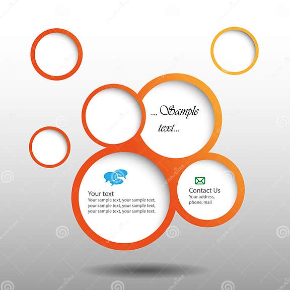 Abstract web design bubble stock vector. Illustration of card - 30523902