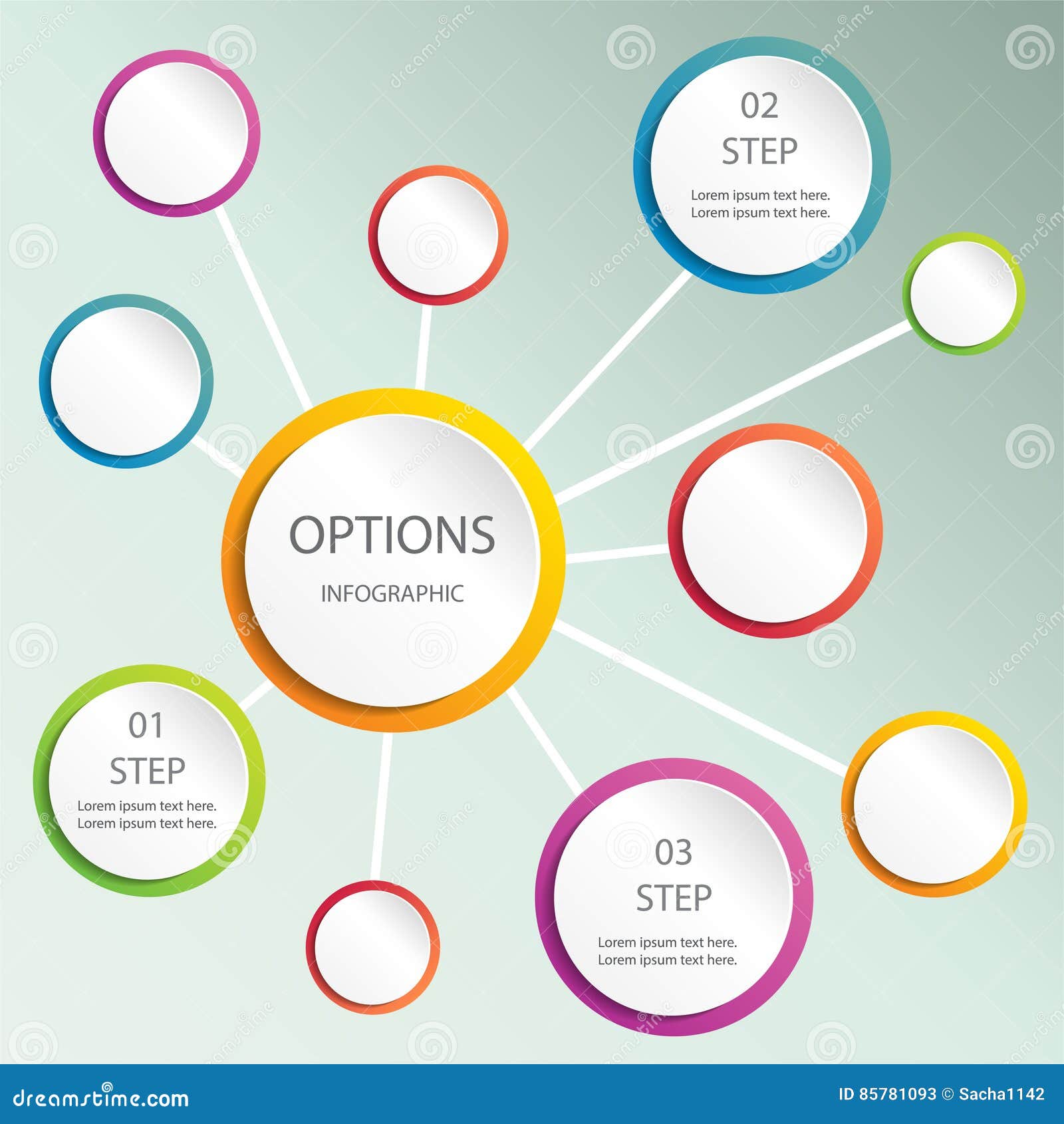 Abstract Web Design Bubble, Vector Stock Vector - Illustration of ...