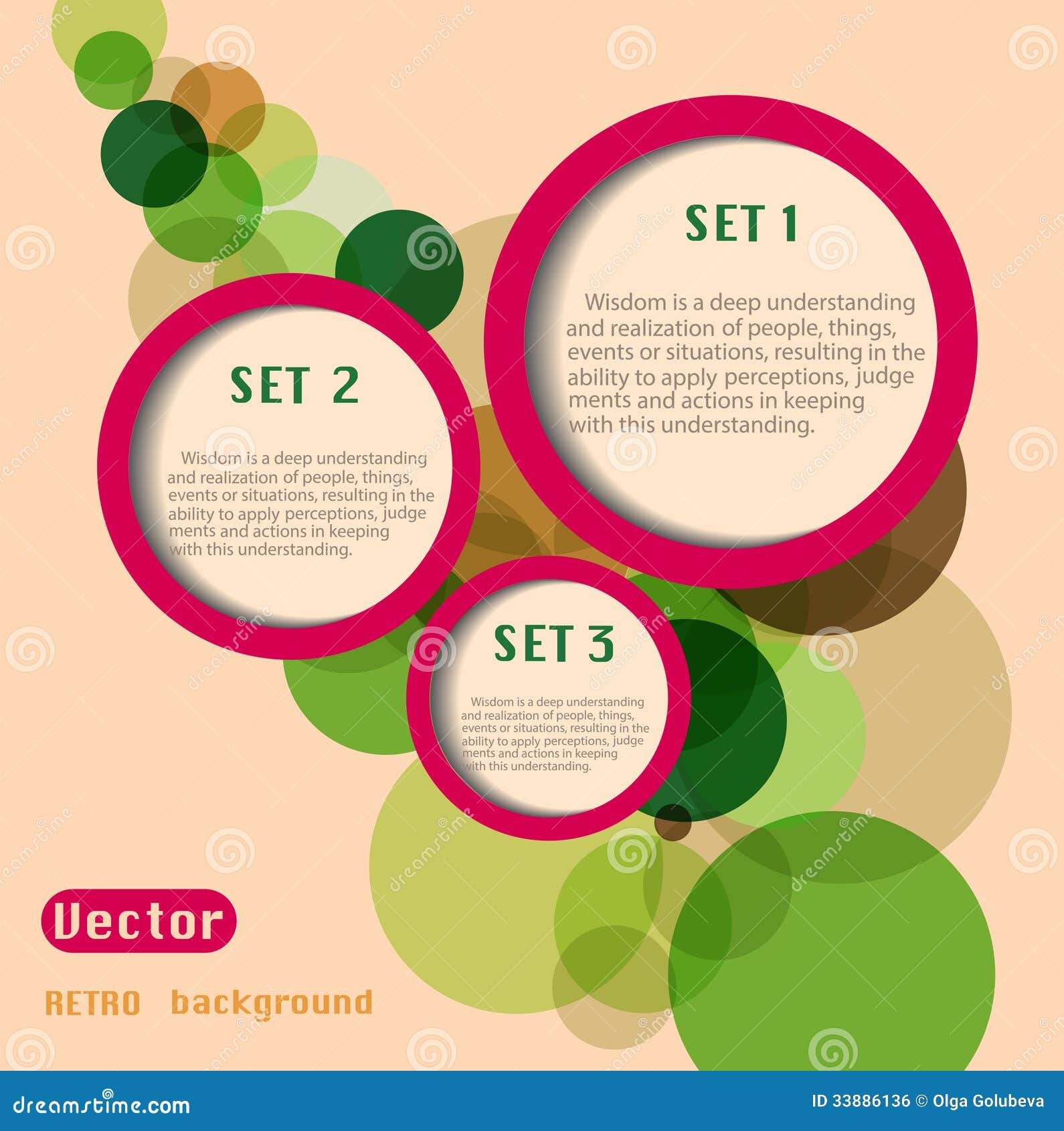 Abstract Web Design Bubble, Vector Stock Vector - Illustration of page ...