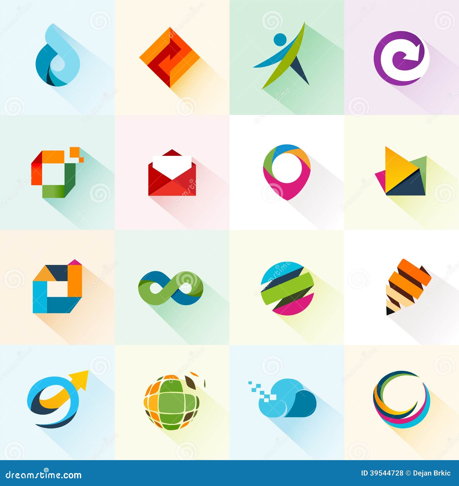 Abstract Web Icons and Elements Stock Vector - Illustration of home ...