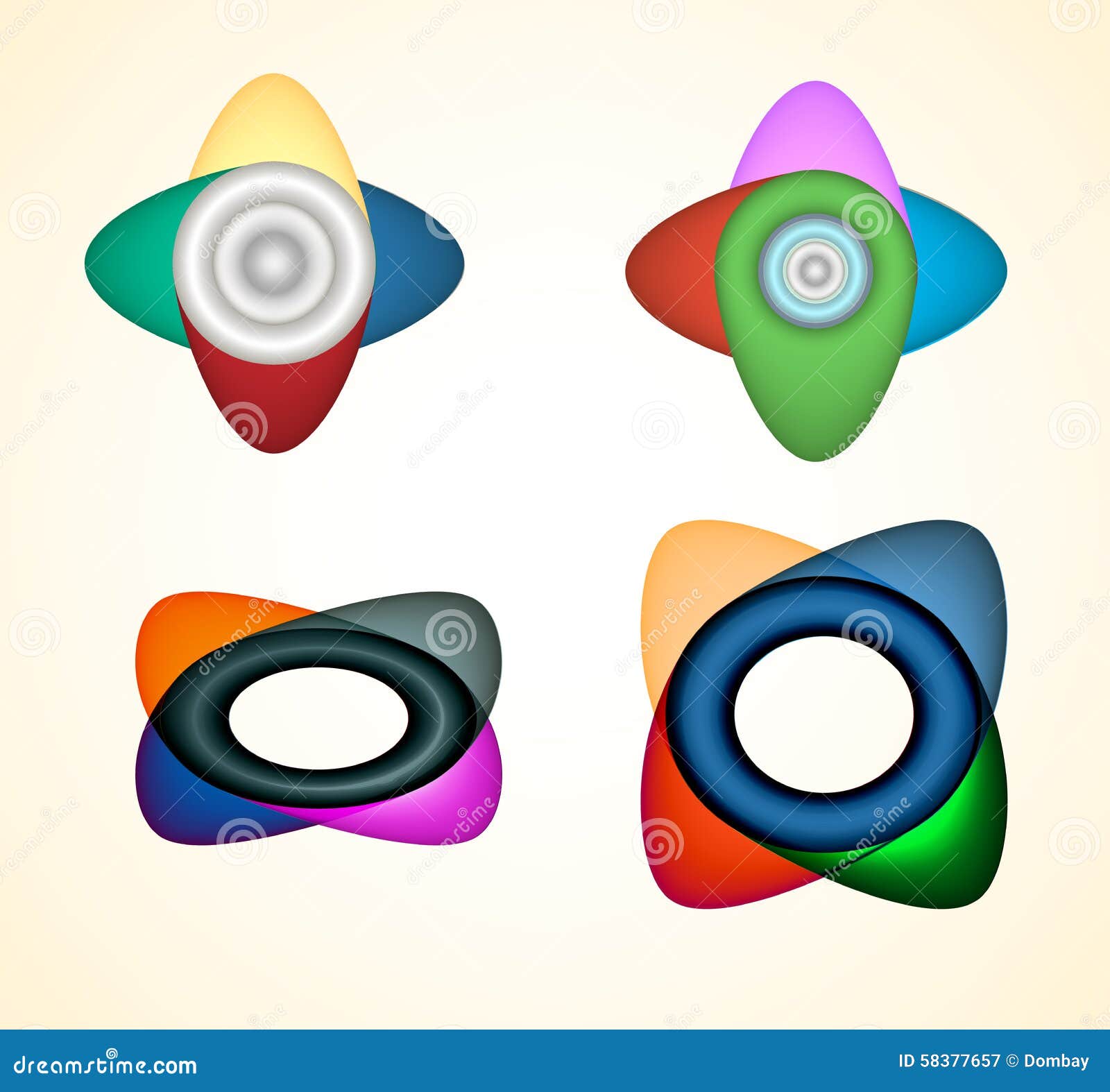 Abstract web Icons stock vector. Illustration of element - 58377657