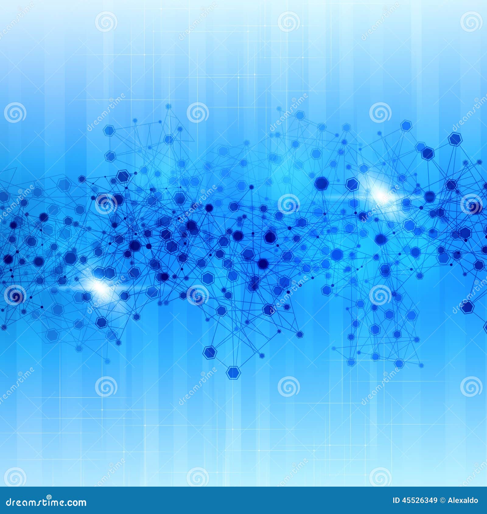 Abstract Web Technology Background Stock Illustration - Illustration of ...