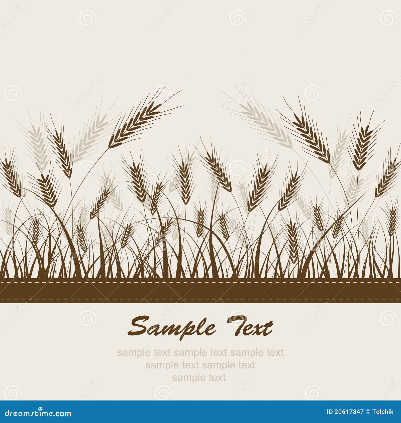 Abstract wheat background stock vector. Illustration of drawing - 20617847