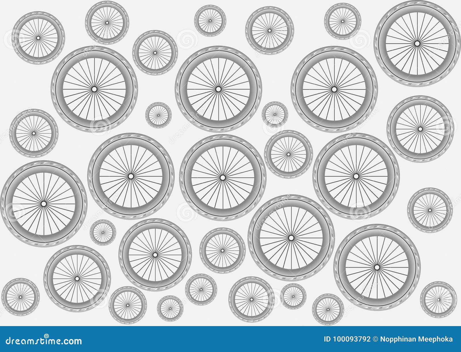 Abstract of Wheel Background Black and White Stock Vector ...