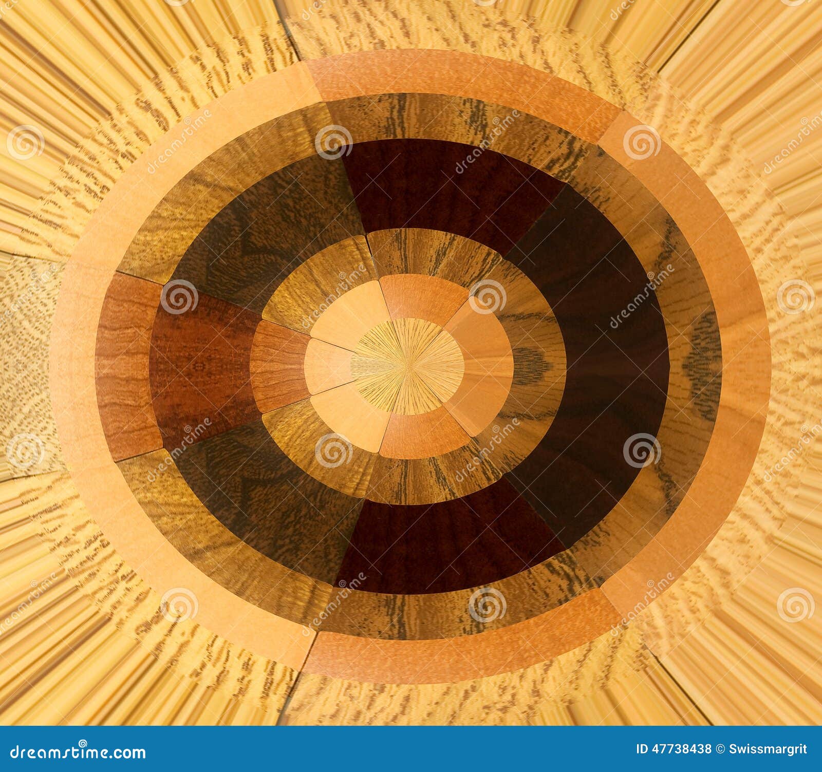 Abstract Wheel with Wood Samples Stock Illustration - Illustration of ...