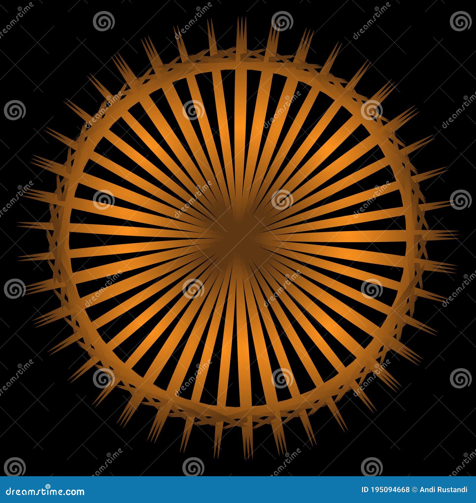 Abstract Wheels Spirograph on Black Background. Stock Vector ...