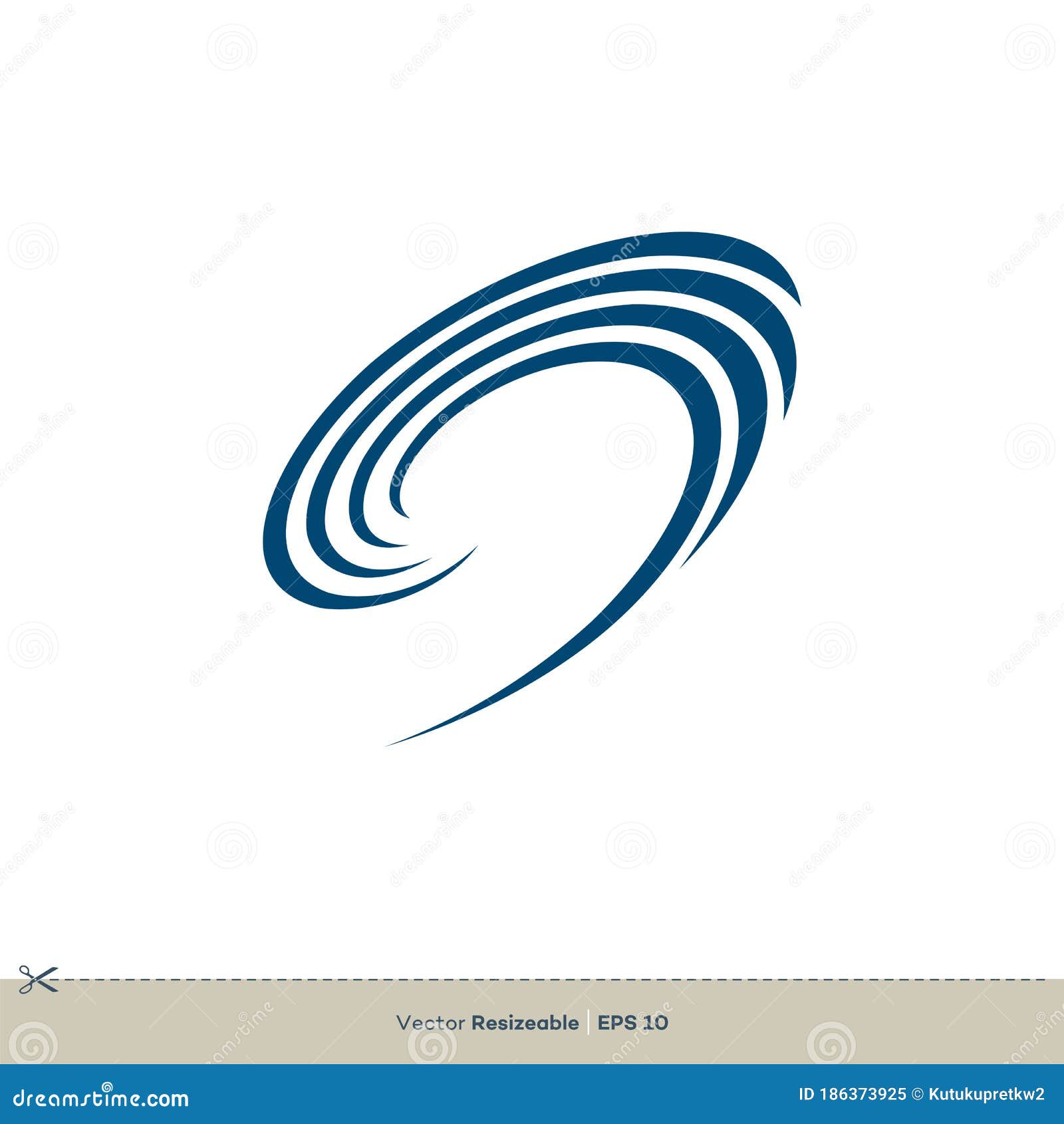Abstract Whirlpool Vector Logo Template Illustration Design. Vector EPS ...