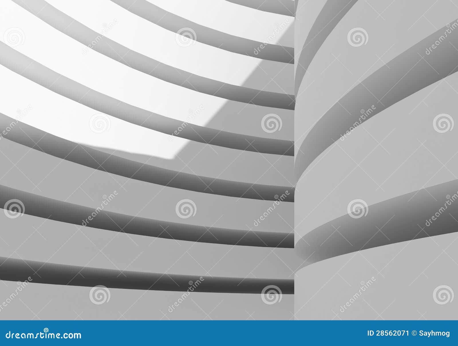 Abstract White Architecture Building Stock Illustration - Illustration ...