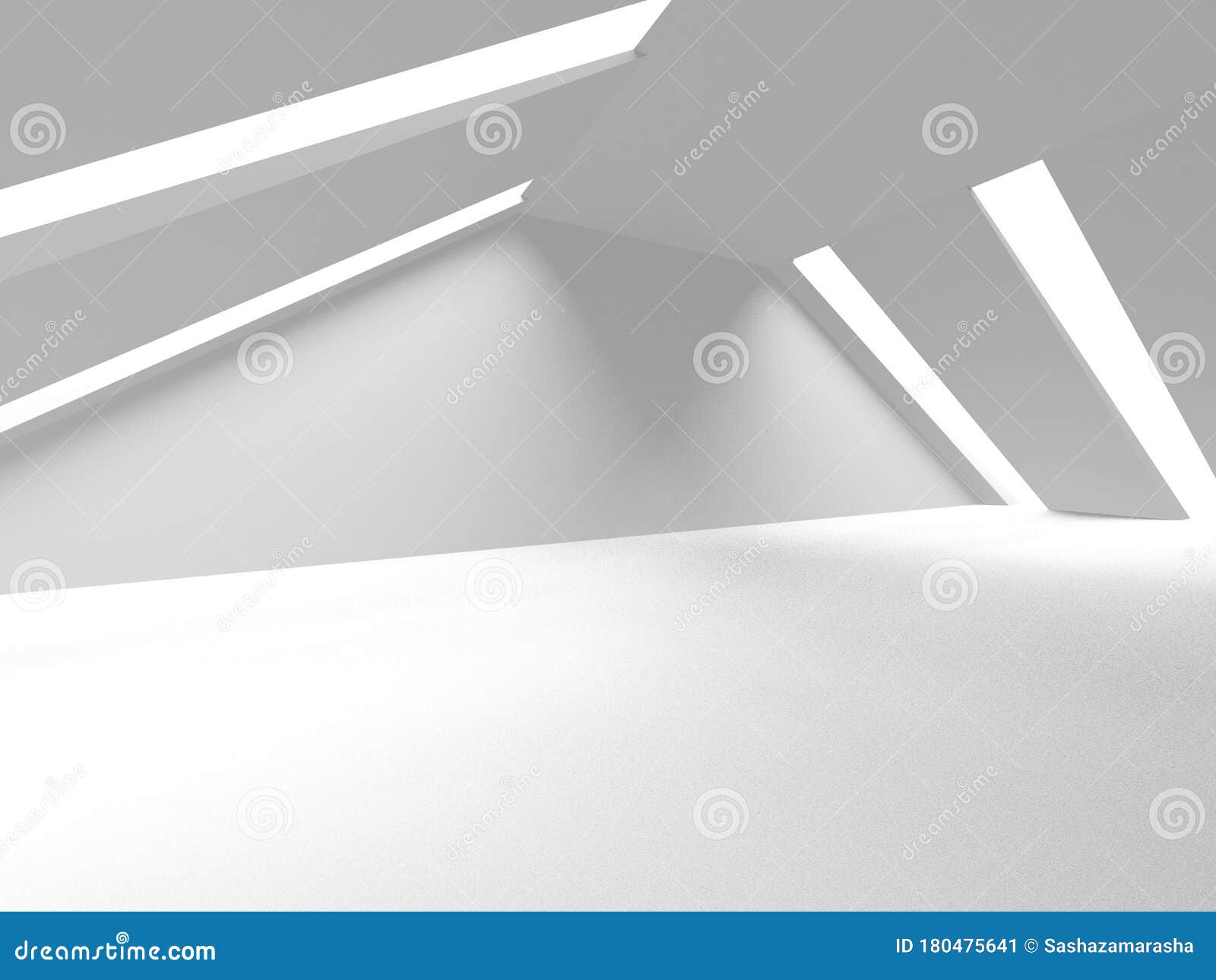 Abstract White Architecture Design Concept Stock Illustration ...