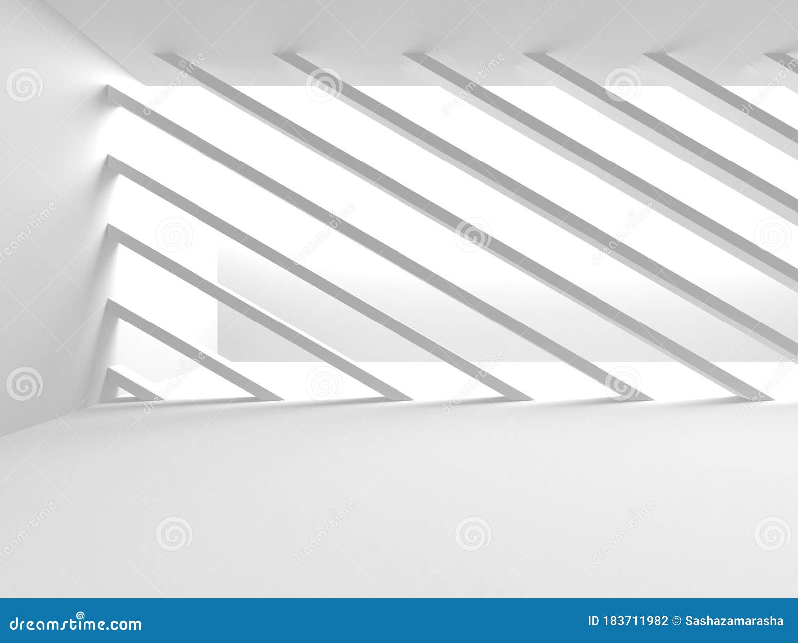 Abstract White Architecture Design Concept Stock Illustration ...