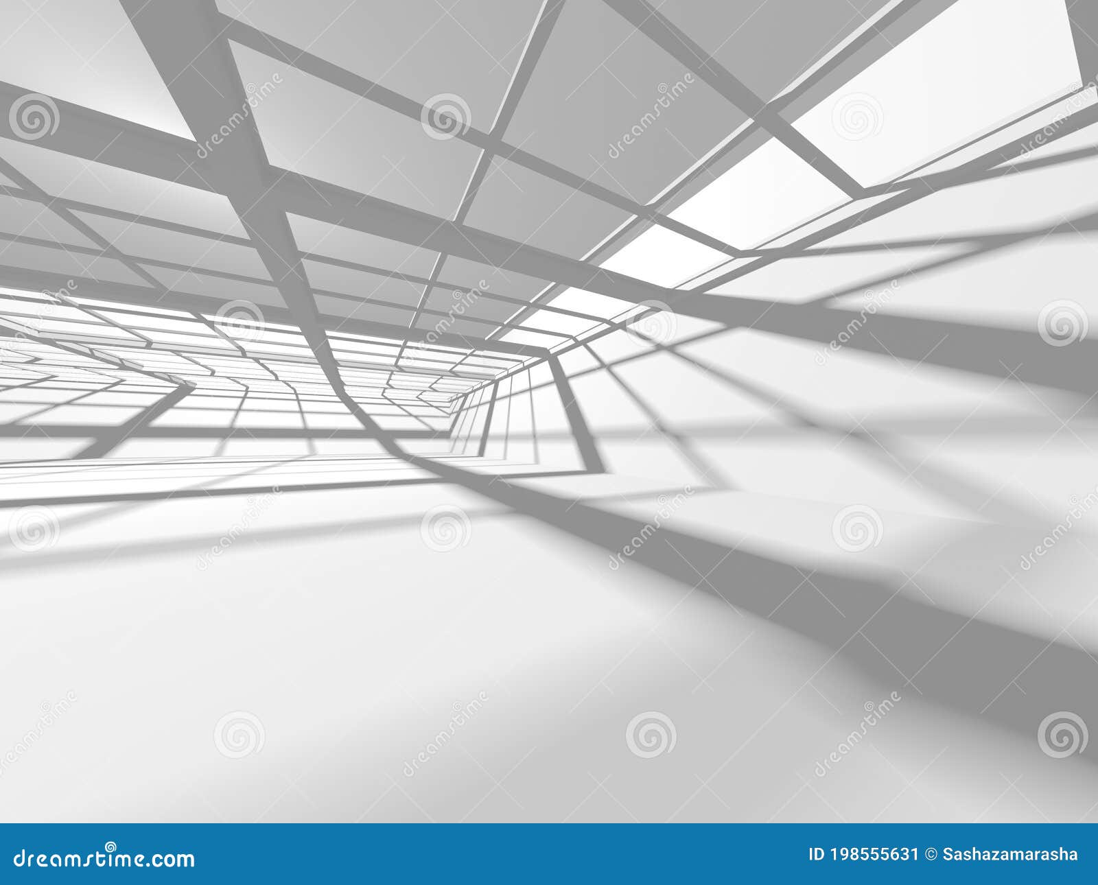 Abstract White Architecture Design Concept Stock Illustration ...