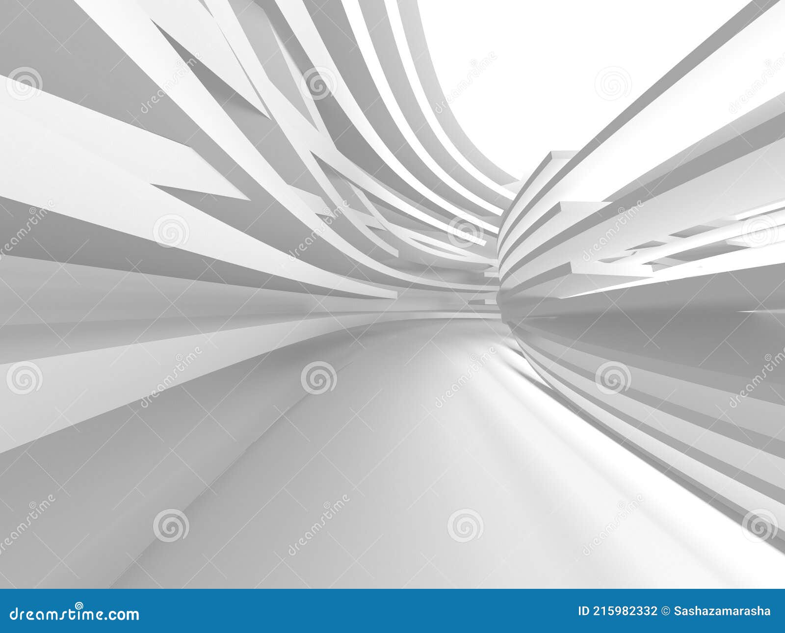 Abstract White Architecture Design Concept Stock Illustration ...