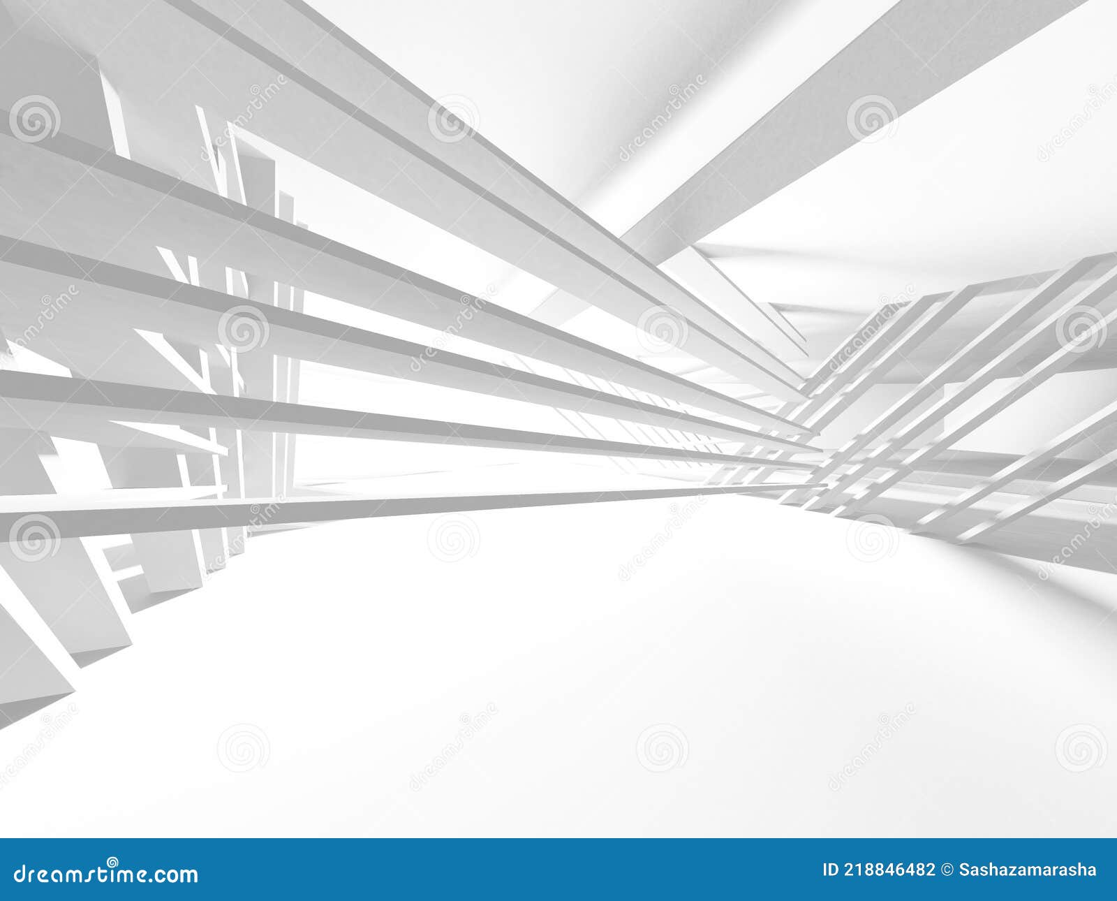 Abstract White Architecture Design Concept Stock Illustration ...