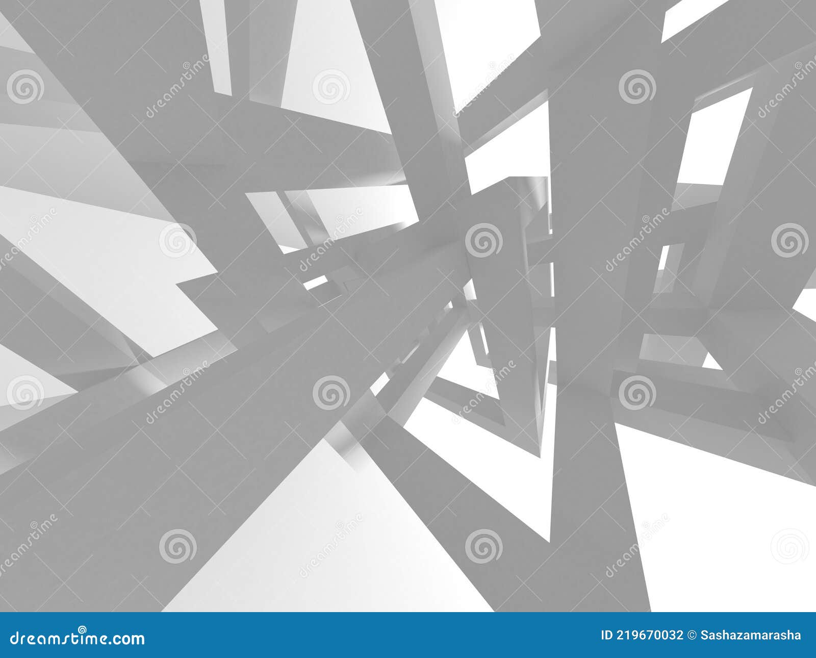 Abstract White Architecture Design Concept Stock Illustration ...