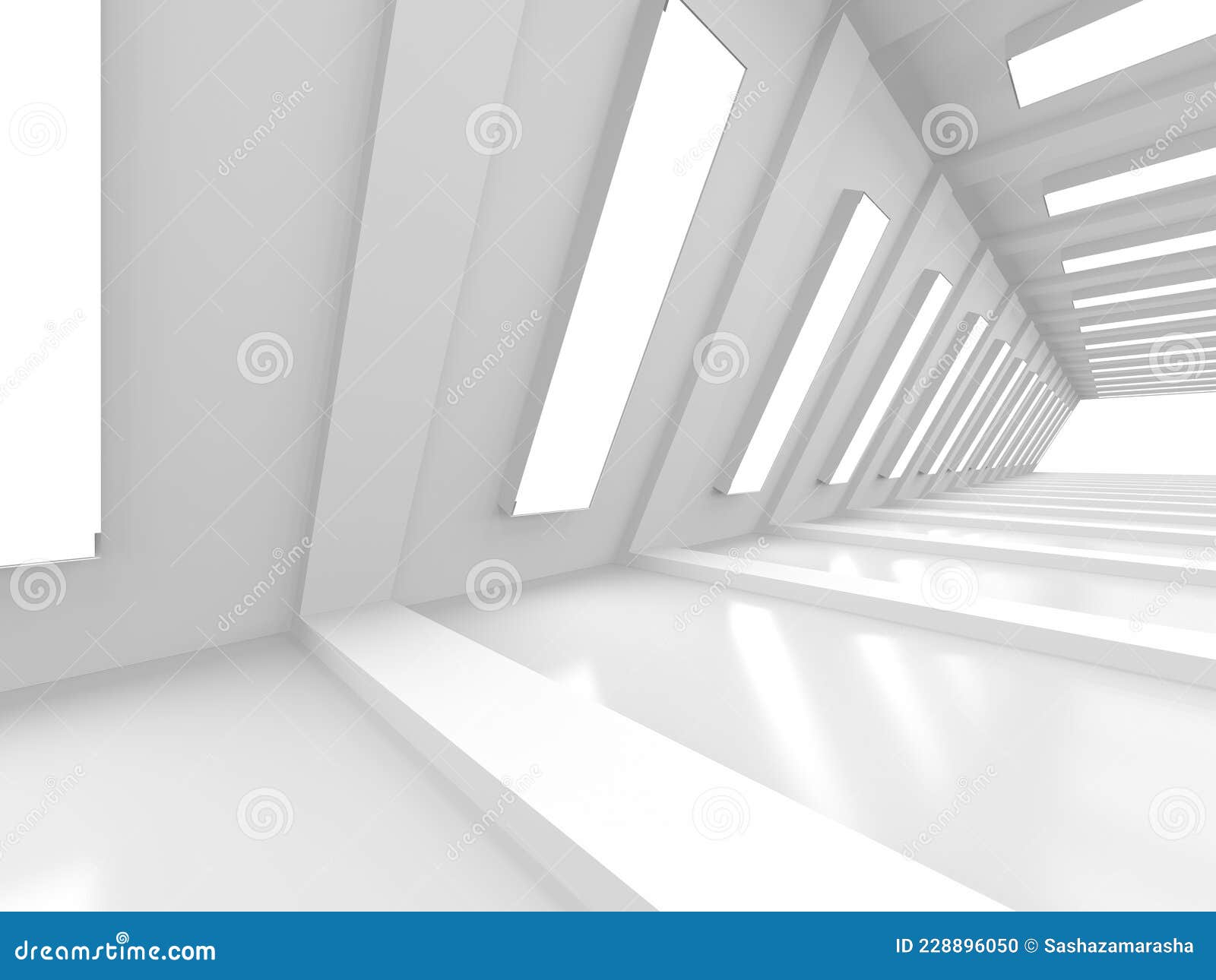 Abstract White Architecture Design Concept Stock Illustration ...