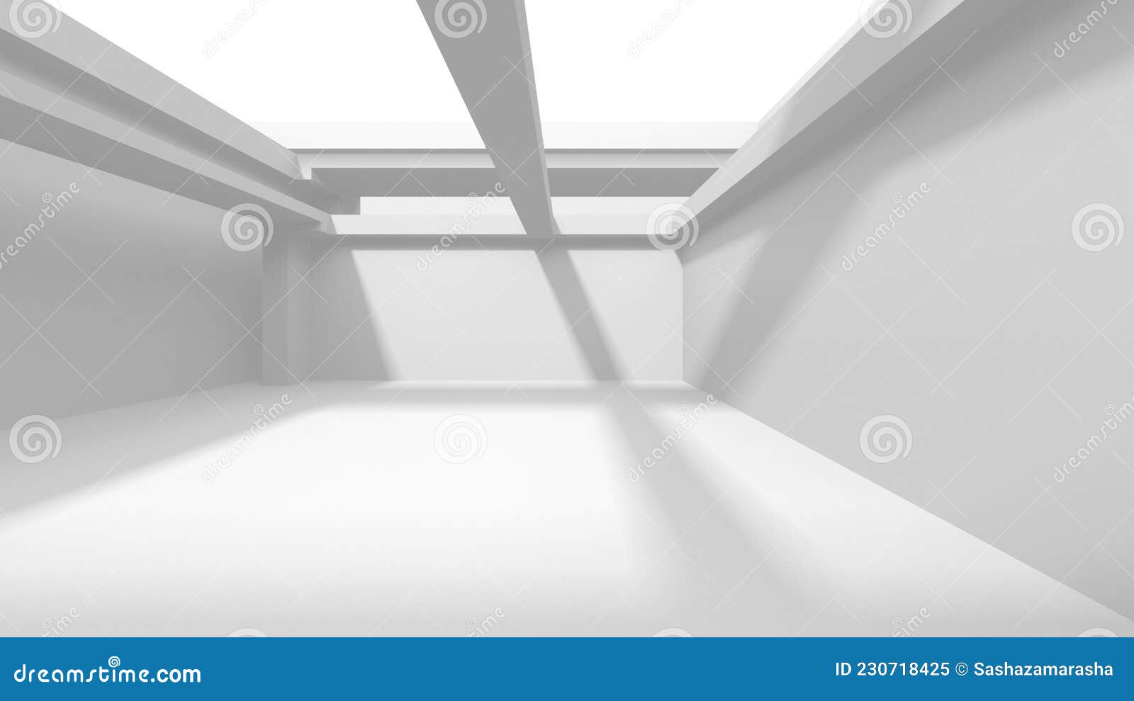 Abstract White Architecture Design Concept Stock Illustration ...