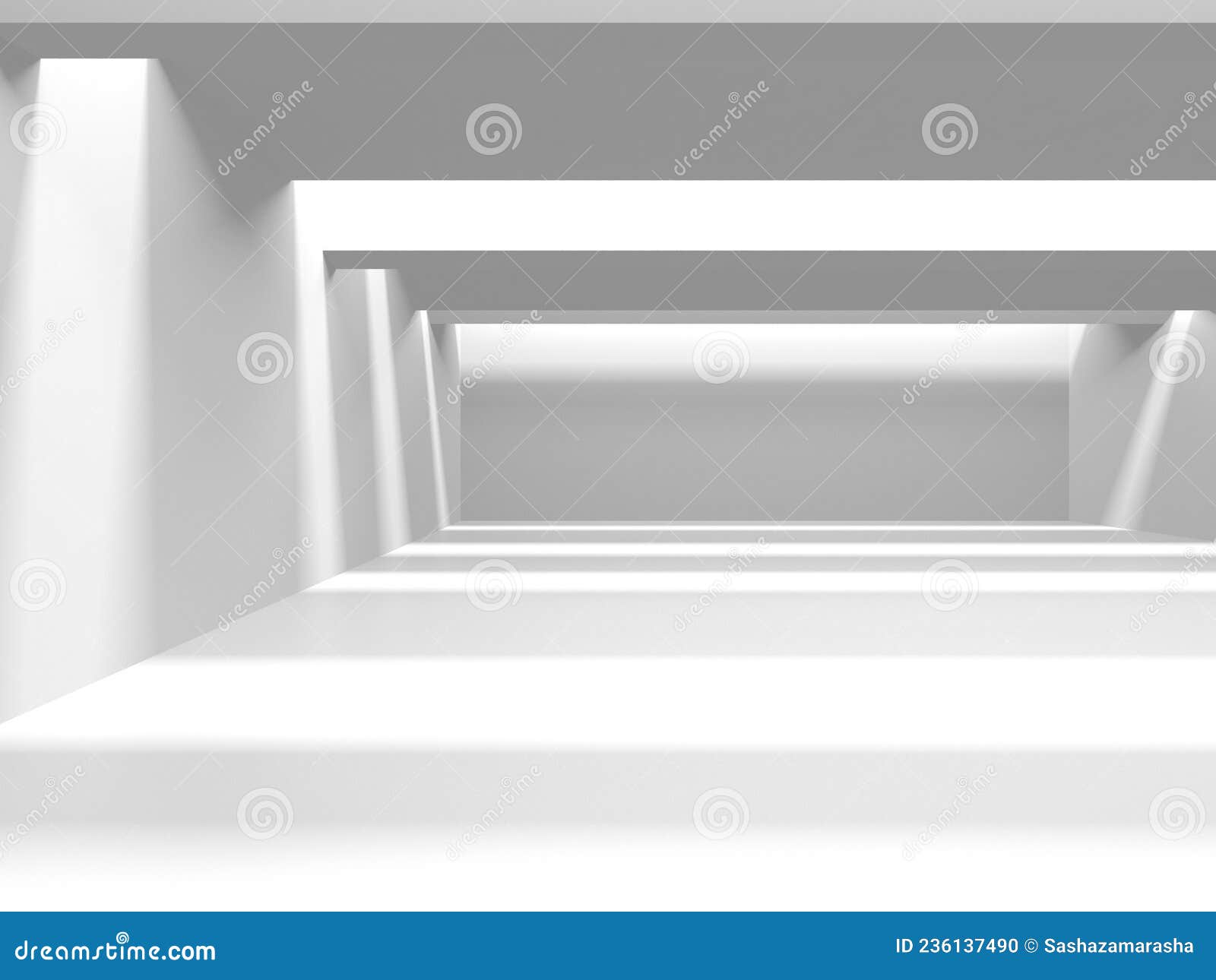Abstract White Architecture Design Concept Stock Illustration ...