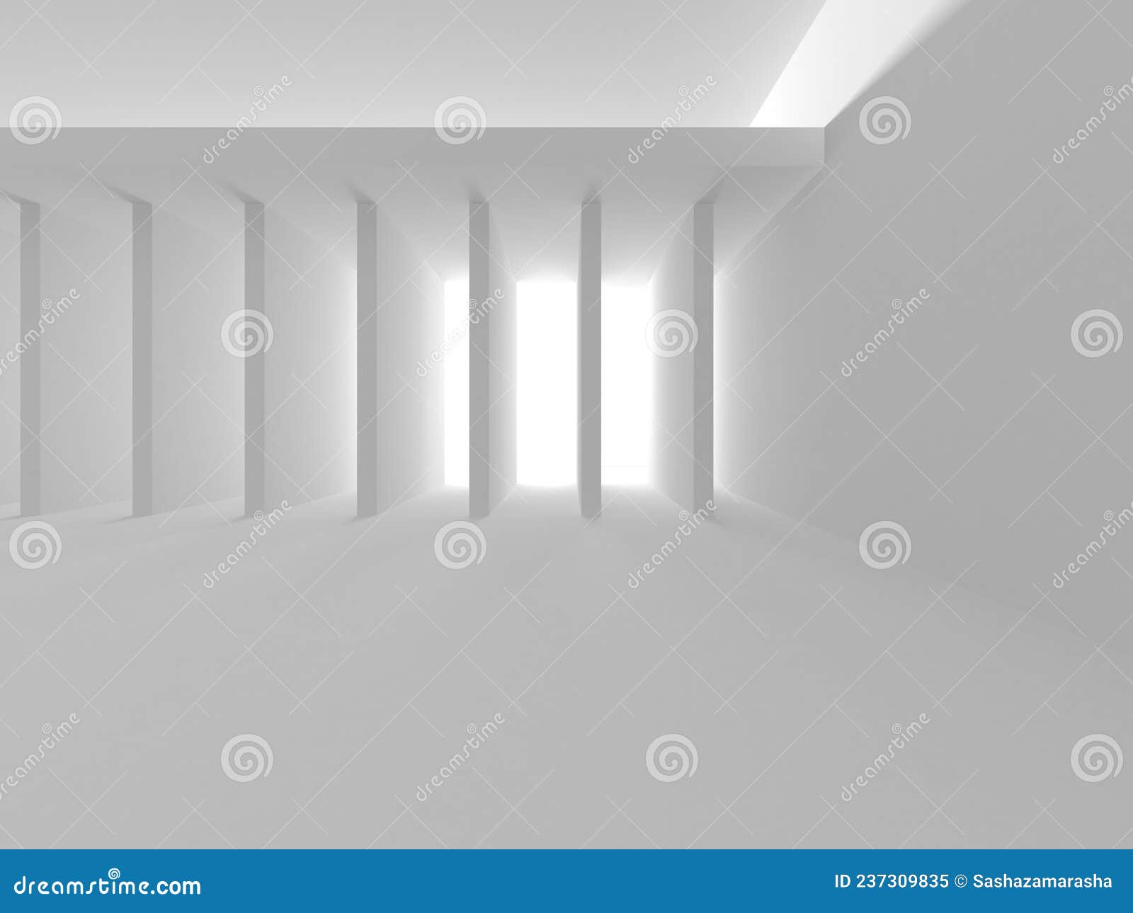 Abstract White Architecture Design Concept Stock Illustration ...