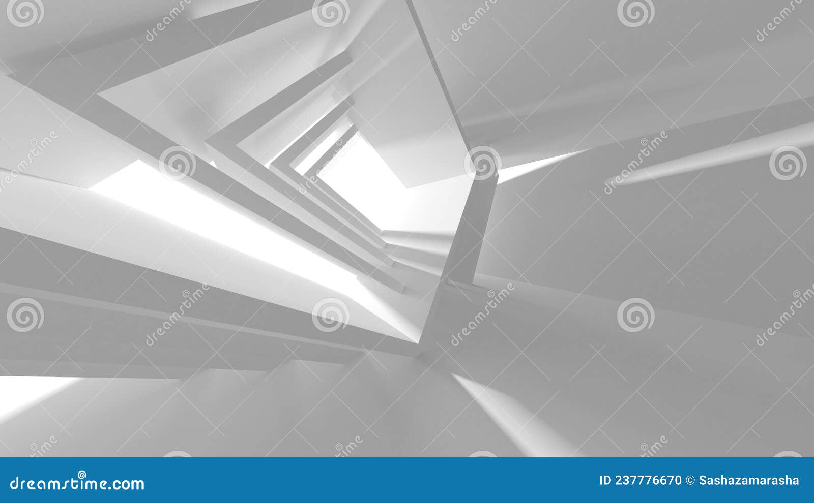 Abstract White Architecture Design Concept Stock Illustration ...