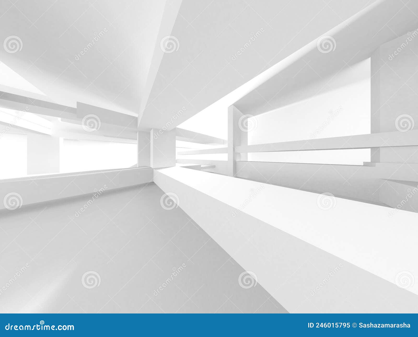 Abstract White Architecture Design Concept Stock Image - Image of ...