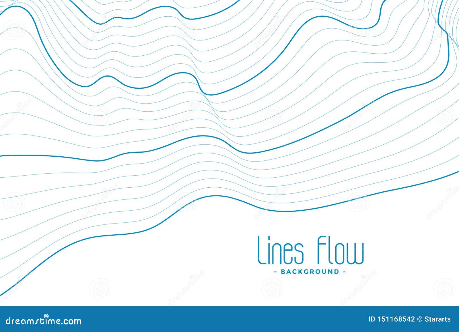 Abstract White Background with Blue Contour Lines Stock Vector ...